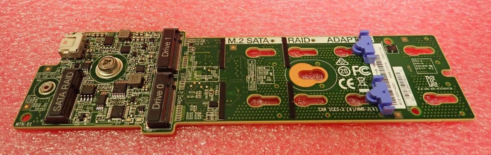 NEW Lenovo ThinkSystem M 2 SATA 2-Bay Adapter RAID Enablement Kit - 01PE604