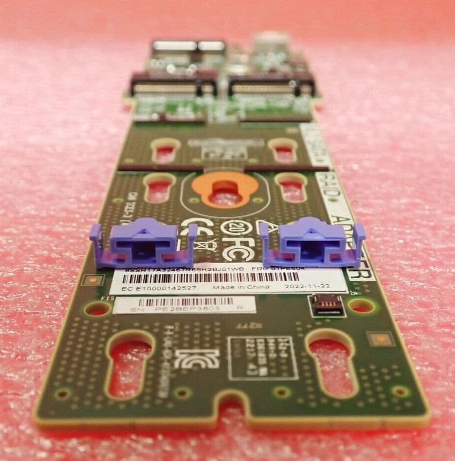 NEW Lenovo ThinkSystem M 2 SATA 2-Bay Adapter RAID Enablement Kit - 01PE604