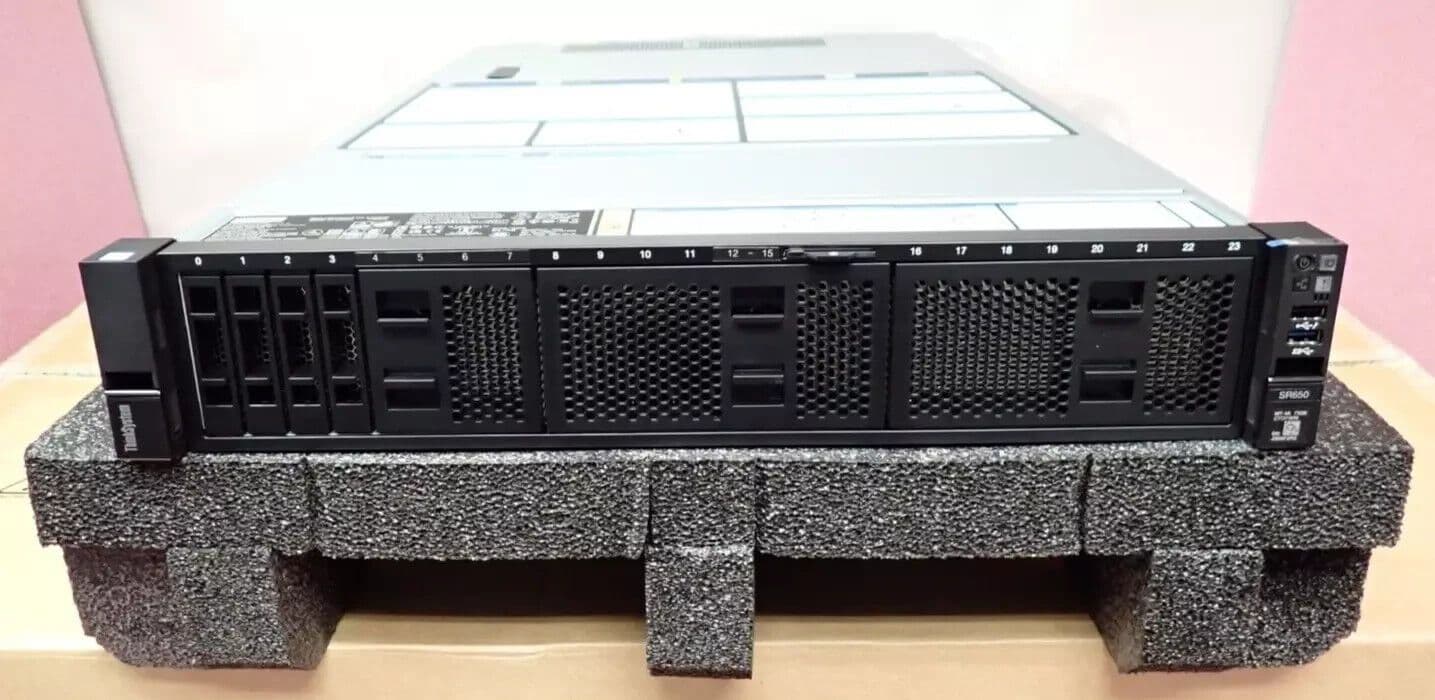 NEW Lenovo ThinkSystem SR650 2x Gen 1/2 Scalable CPU 24-DIMM 8-Bay 2U ...