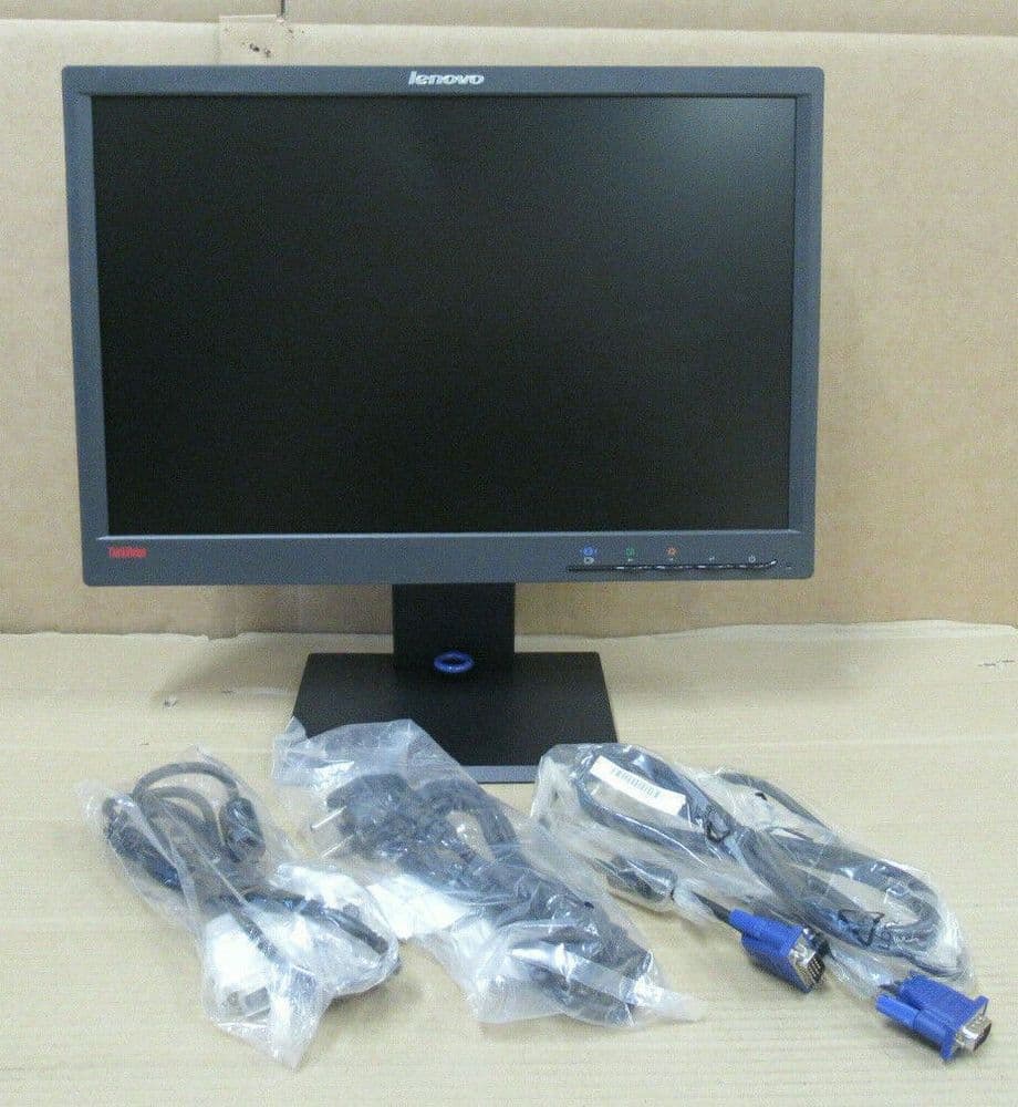 New Lenovo ThinkVision LT1952p 2448-MB6 19" TFT-LCD LED Monitor VGA DP ...
