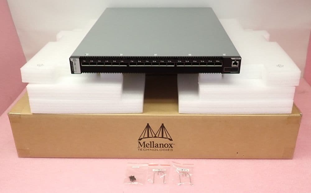 NEW Mellanox EMC SX6015 18Port 40/56G QSFP FDR InfiniBand Switch 100 ...