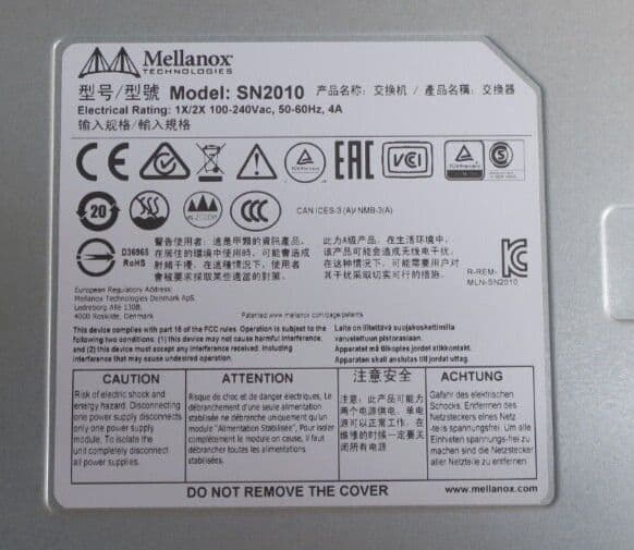 NEW Mellanox Spectrum SN2010 25GbE/100GbE Open Ethernet Switch MSN2010 ...