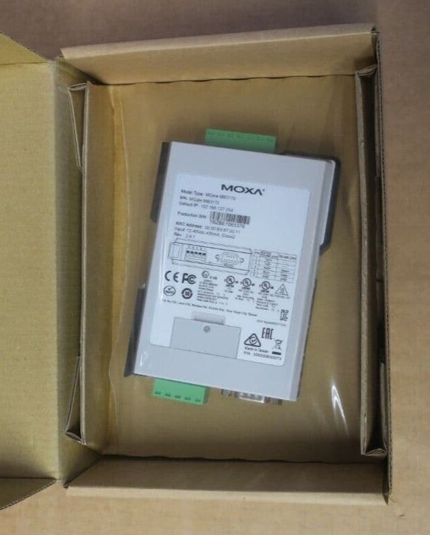 New Moxa Mgate Mb3170 1 Port Advanced Modbus Tcp To Serial