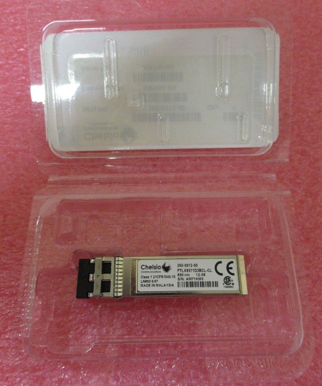 NEW NETAPP X6563-R6 10GBE 850nm SHORT REACH SFP OPTICAL TRANSCEIVER