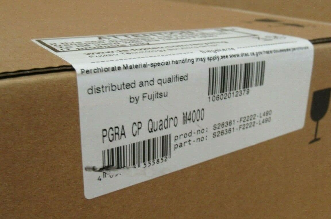 NEW Nvidia Fujitsu Quadro M4000 8GB PCIe 3 Graphics Card GPU S26361 ...
