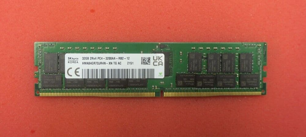 NEW Original Fujitsu 32GB 2Rx4 DDR4-3200 ECC REG Server Memory RAM ...