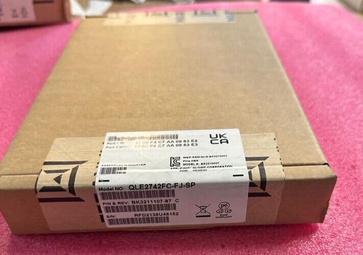 New Qlogic QLE2742 Dual Port 32GB SFP FC PCI-e HBA Card Adapter 2 x ...