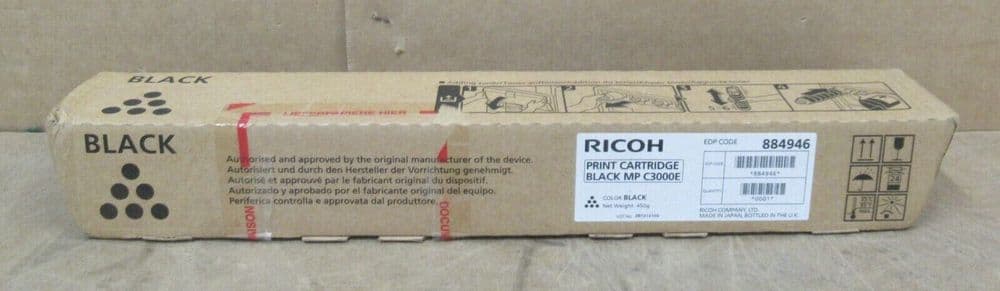 New RICOH Black Print Toner Cartridge 841579 Aficio MPC3001 MPC3001AD ...