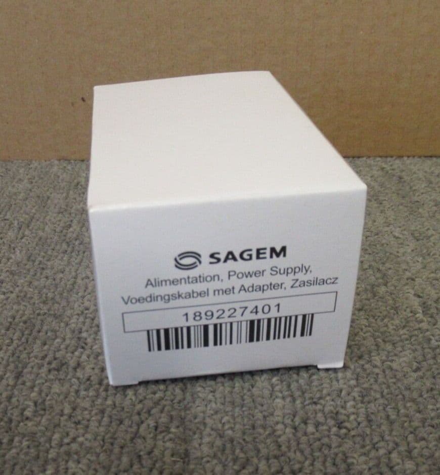 New Sagem 189227401 KSAFD1200150W1UK UK Plug AC/DC Power Adapter 18W ...