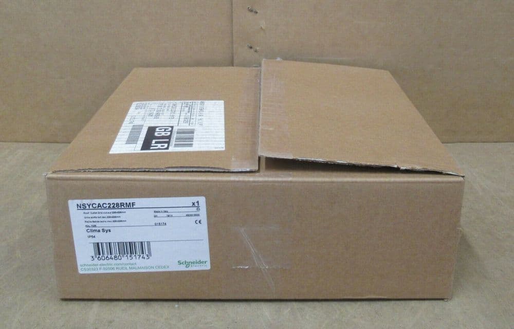 New Schneider ClimaSys Cool Roof Outlet Grid Cut-Out 228x228mm IP54 ...