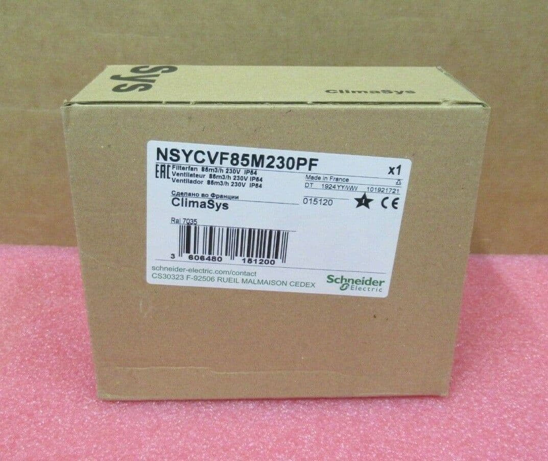 New Schneider Electric Filter Fan Module 85m3/h 230V IP54 NSYCVF85M230PF