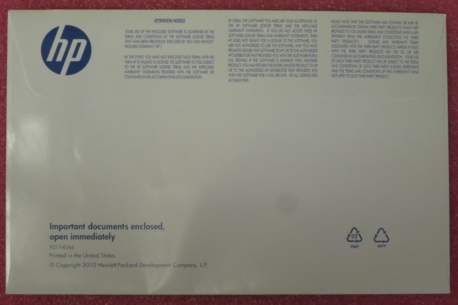 NEW SEALED HP License c-Class FIO 16-Srv IC Lic 24x7 447066-003 Server ...