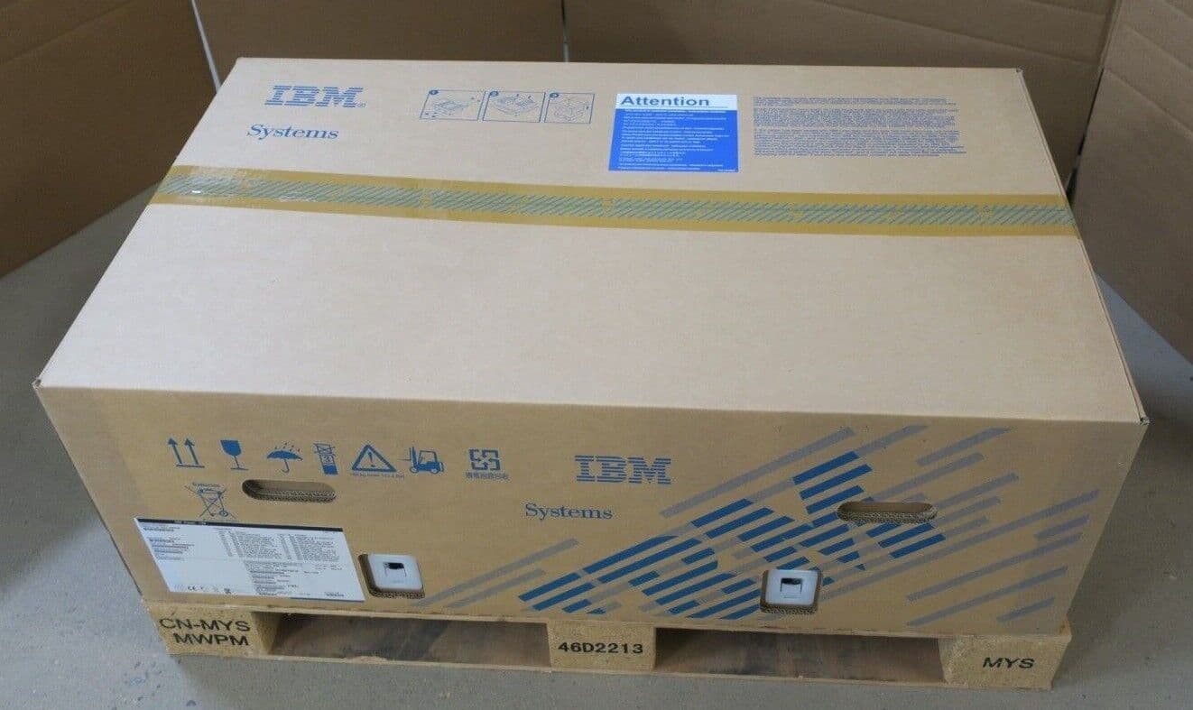 New Sealed Ibm Pseries Power 740 Server 8205 E6b 2 X 8 Core 3 55ghz 128gb