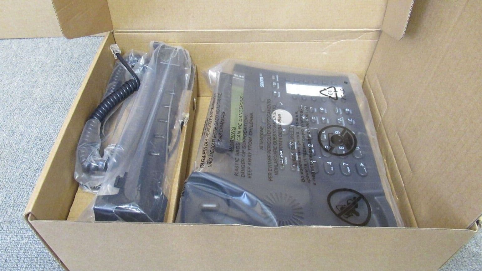 New Snom 320 00003038 VoIP SIP Digital Business Telephone Black