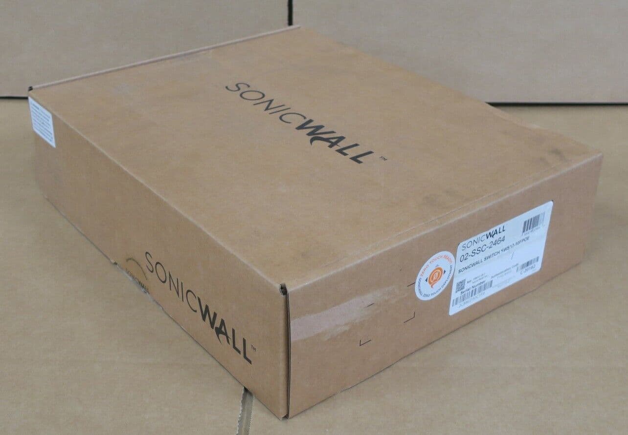 NEW SonicWall SWS12-10FPOE 10x 1Gb Ethernet PoE 2x 1GbE SFP L2 Managed ...