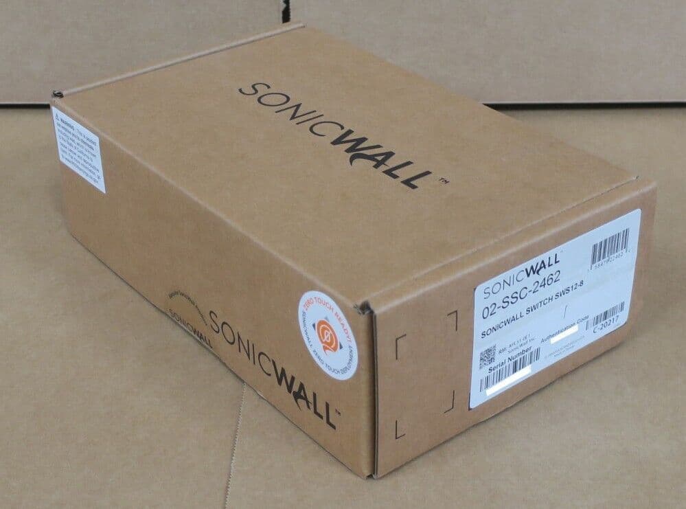 NEW SonicWall SWS12-8 8x Gigabit Ethernet 2x 1GbE SFP Port L2 Managed ...