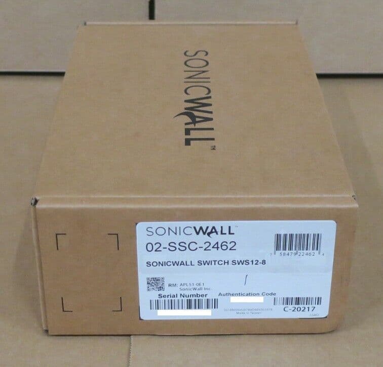 NEW SonicWall SWS12-8 8x Gigabit Ethernet 2x 1GbE SFP Port L2 Managed ...