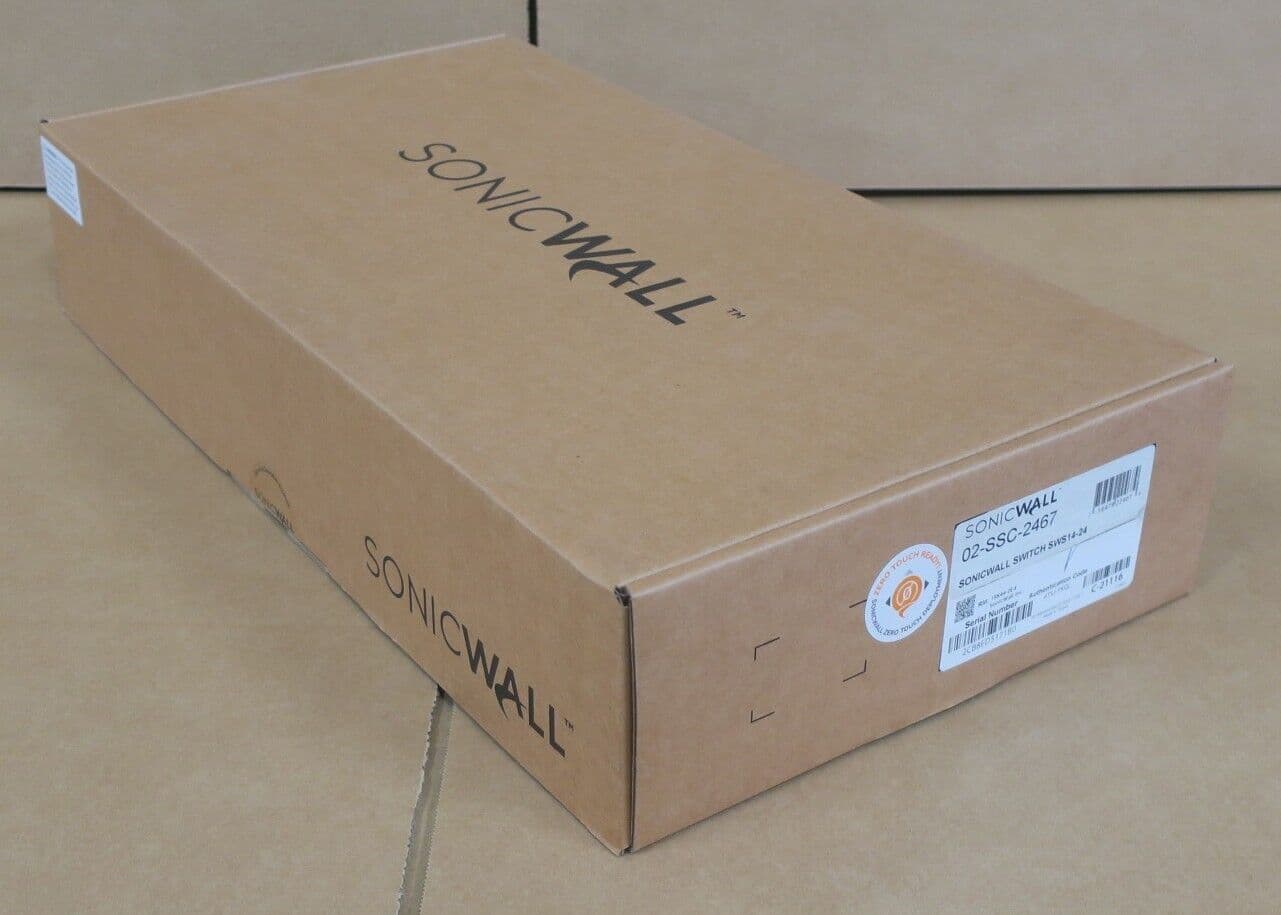 NEW SonicWall SWS14-24 24x 1GbE 4x 10GbE SFP Port L2 Managed 1U Switch