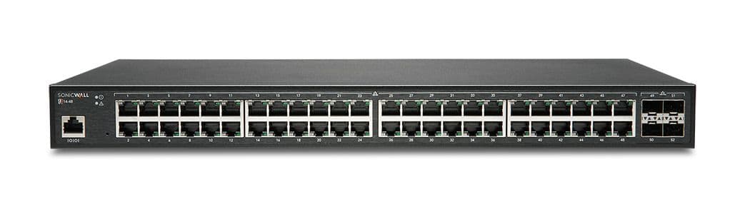 NEW SonicWall SWS14-48 48x Gigabit Ethernet 4x 10Gb SFP Port L2 Managed ...