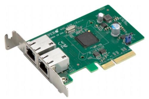 NEW Supermicro AOC-SGP-I2 2-Port 1GbE Network Interface Adapter Card LP-HH
