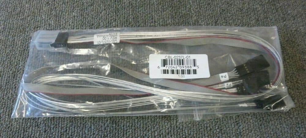 New Supermicro CBL-0237L-01 70cm Mini-SAS SFF-8087 To 4 x SATA/SAS Cable