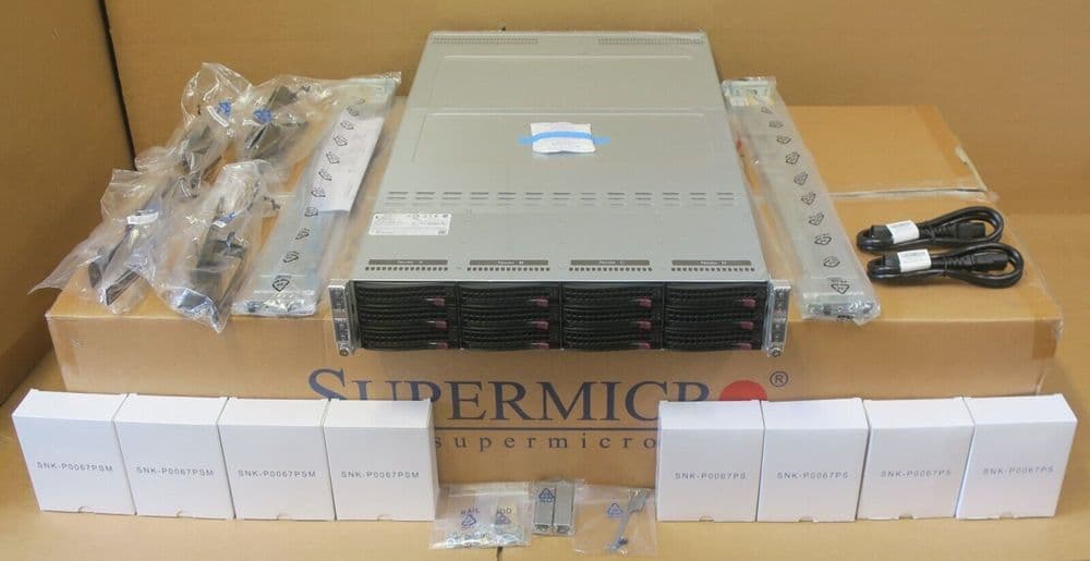 NEW Supermicro SuperServer 6029TP-HTR 12x 3 5" Bay 4x X11DPT-PS CTO ...