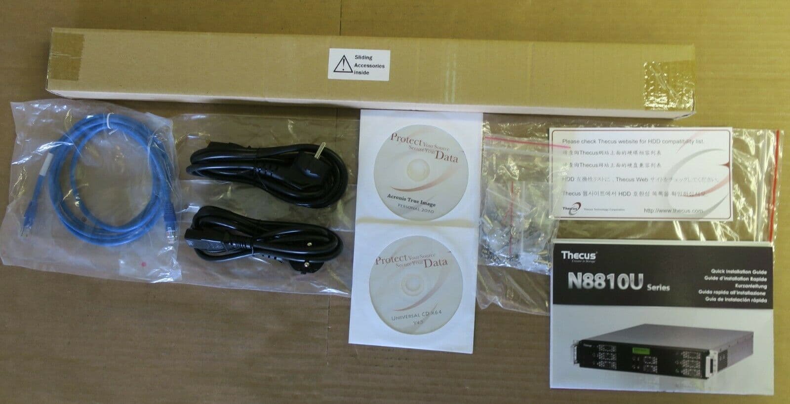 New Thecus N8810U 8-Bay SATA HDD 2U Enterprise SMB Rack Mount NAS ...