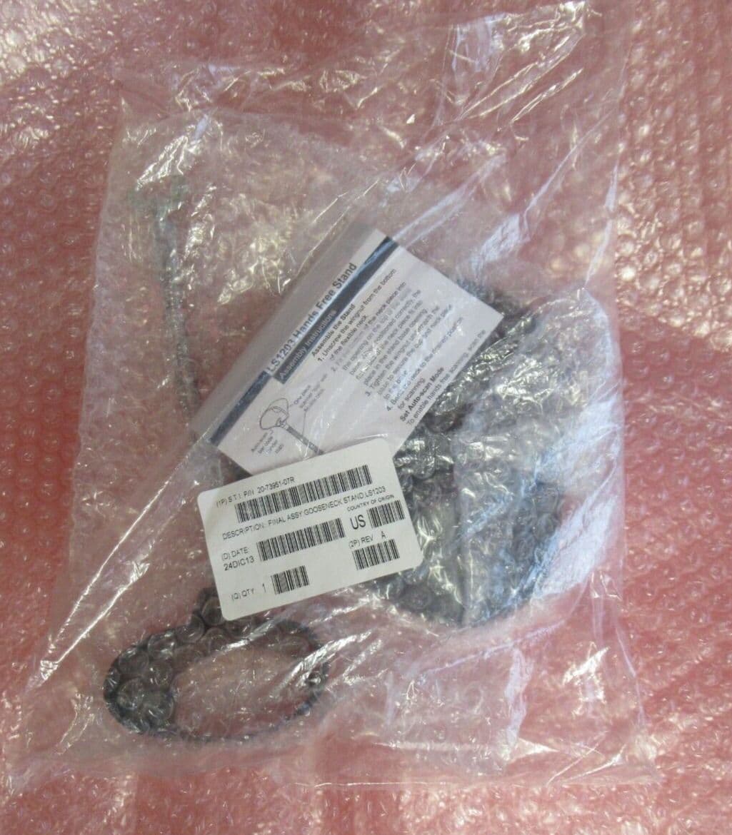 New Zebra 20-73951-07R Hand Free Gooseneck LS1203 Barcode Scanner Stand ...