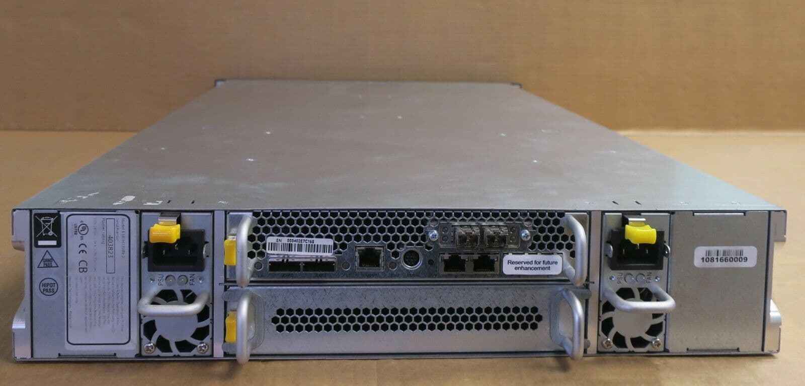 Nexsan E18V E18VH1J54N/3 18-Bay SAN Storage Array 17x 3TB HDD 1xISCSI Controller
