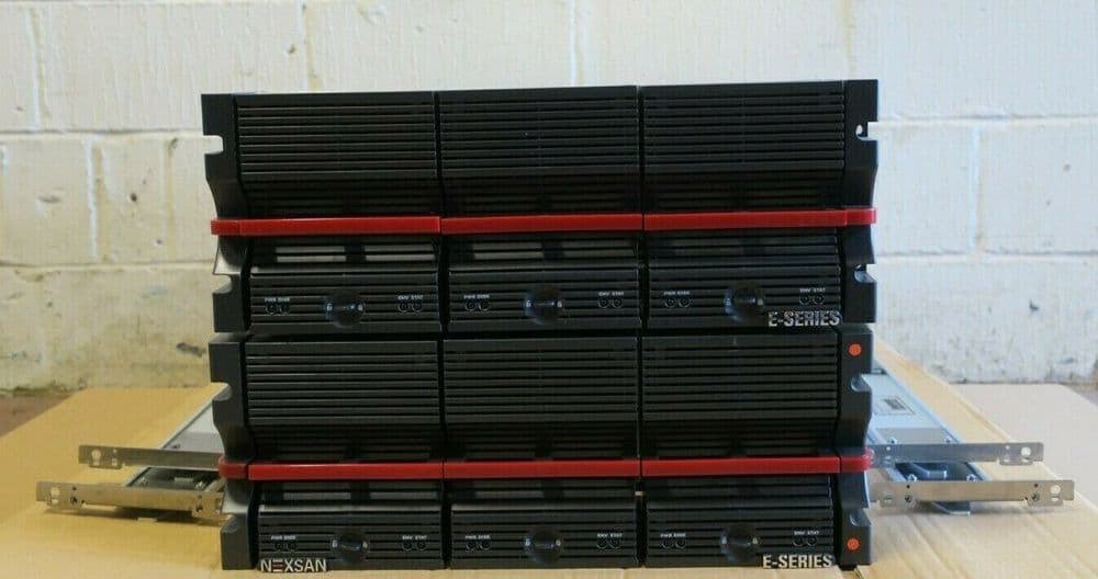 Nexsan E48VT Unified Hybrid Storage RAID Array 640TB 80x 8TB HDD Dual ...