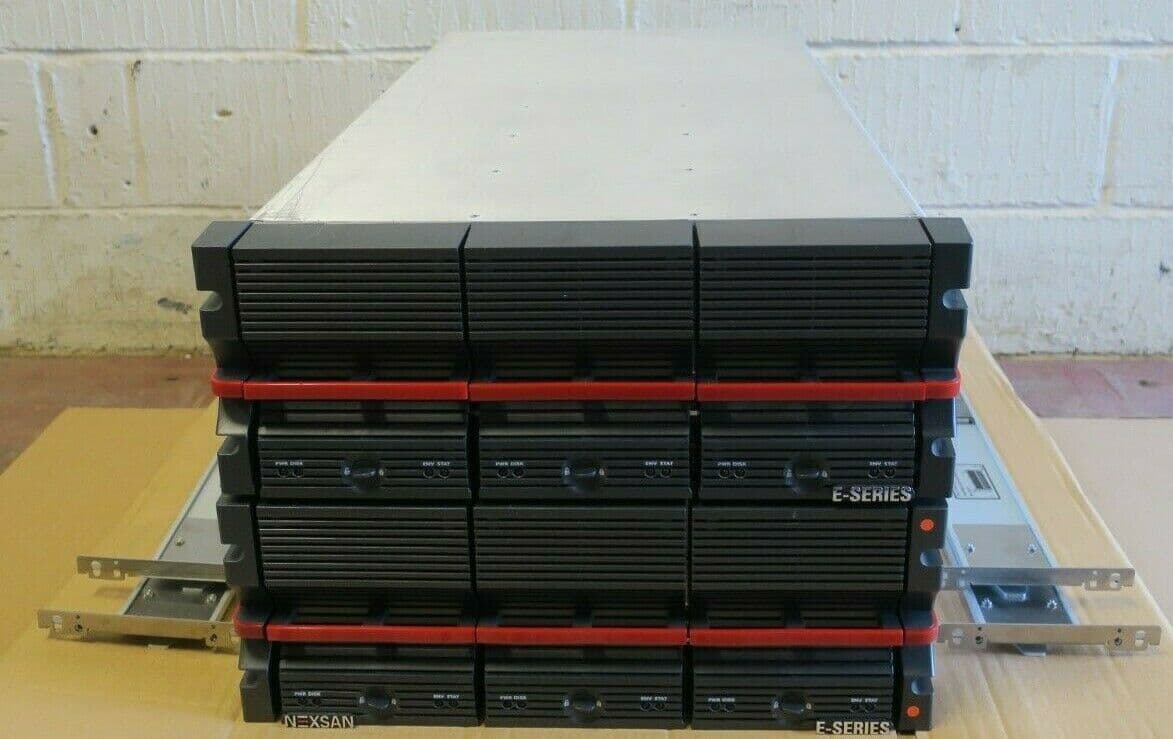 Nexsan E48VT Unified Hybrid Storage RAID Array 640TB 80x 8TB HDD Dual ...
