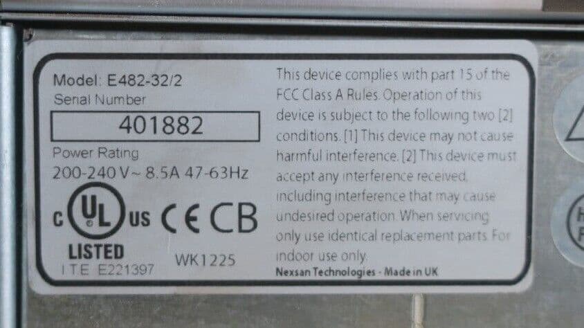 Nexsan Imation E48 E482-32/2 4U SAN Array 48x 3 5" Bays Dual FC/iSCSI ...