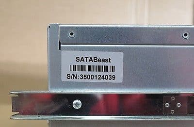 NexSAN SATAbeast FC iSCSI 17TB Storage SAN Array RAID Fibre-to-SATA 42 Bay