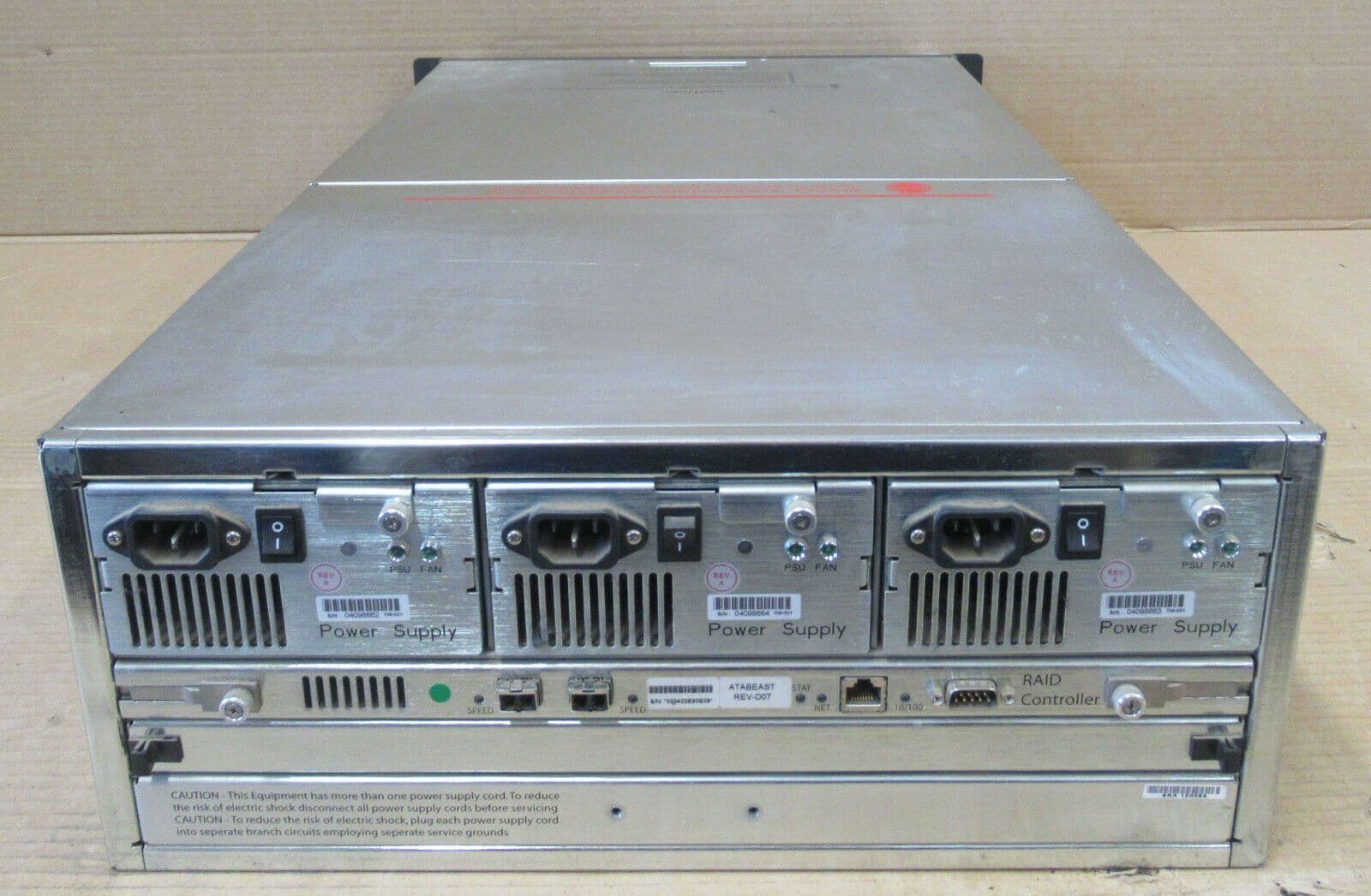 NexSAN SATAbeast FC iSCSI Storage Array RAID Fibre-to-IDE 12 6Tb SAN array