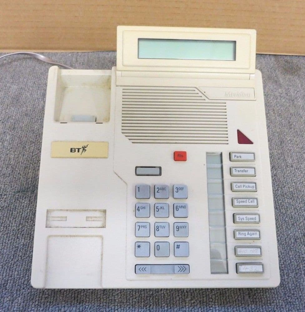 Nortel Meridian M2008 Standard Grey Digital Hand Free Display Phone No ...