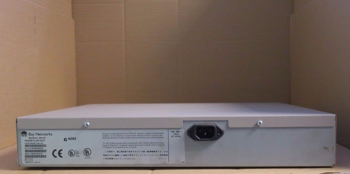 Nortel Networks Baystack 350-24T - 24P Port Fast Ethernet Network Switch