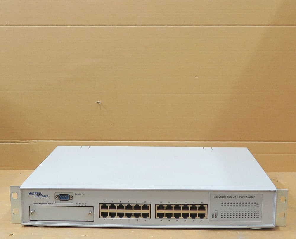 Nortel Networks BayStack 460-24T-PWR PoE Ethernet Network Switch 213314 ...