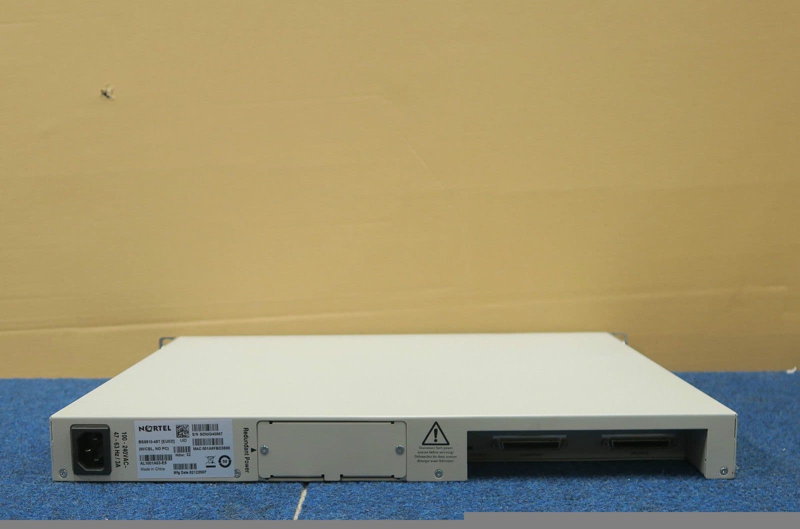 Nortel Networks Baystack 5510-48T BS5510-48T - 48 Port Gigabit Ethernet ...