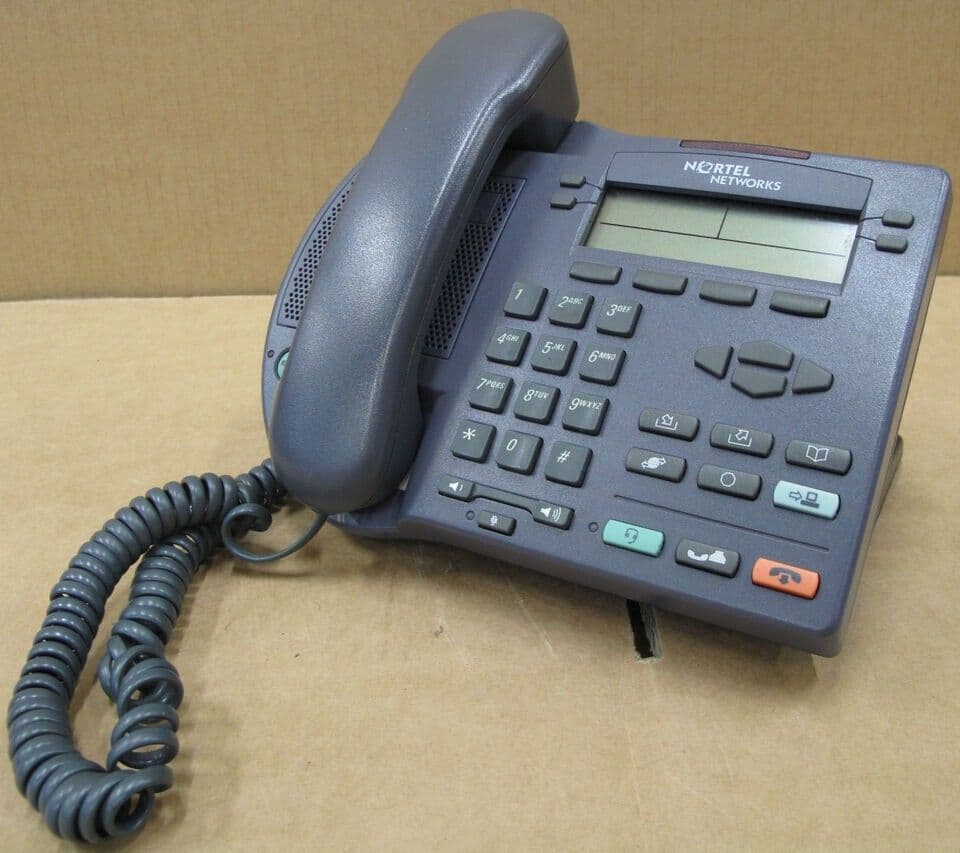 Nortel Networks IP Phone i2002 desktop Telephone NTDU76 - Grey NTDU76BB34 1