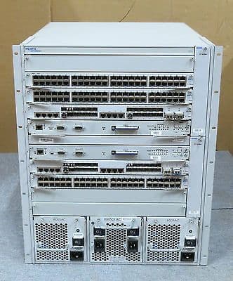 Nortel Networks Passport 8010 Switch 10 Port With PSU s & Cards DS1402001-E5