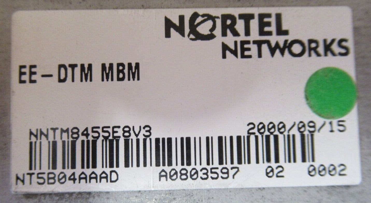 Nortel NT5B04AAAD EE-DTM BCM Digital Trunk Media Bay Interface Module