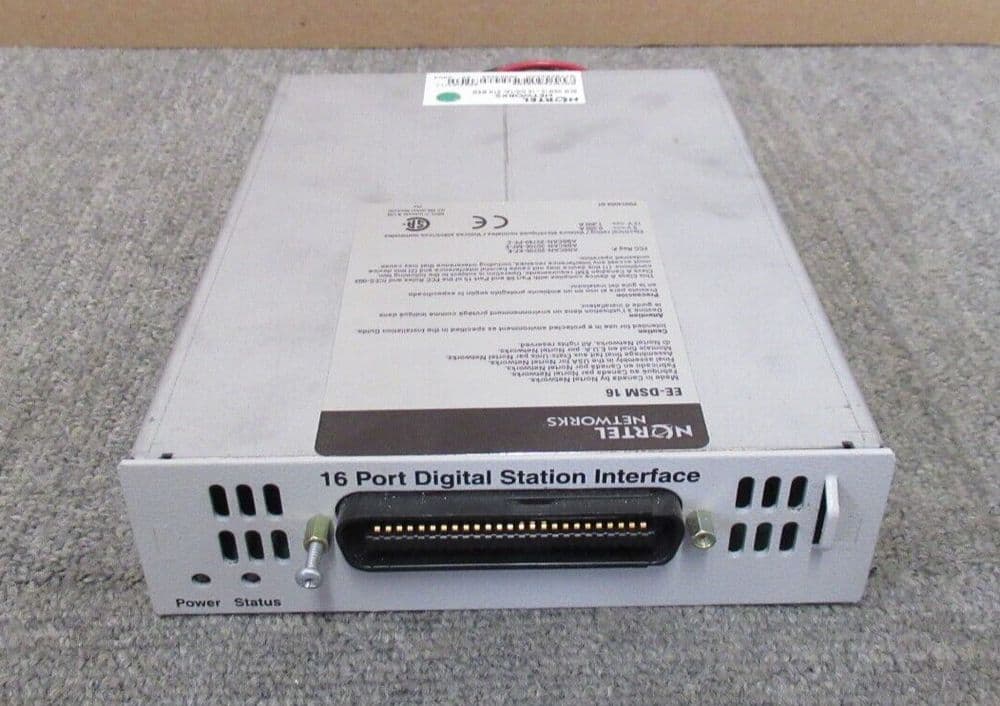Nortel NT7B08AAAD EE-DSM-16 BCM 16-Port Digital Station Interface module