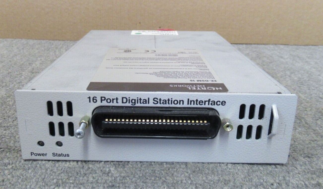Nortel NT7B08AAAD EE-DSM-16 BCM 16-Port Digital Station Interface module