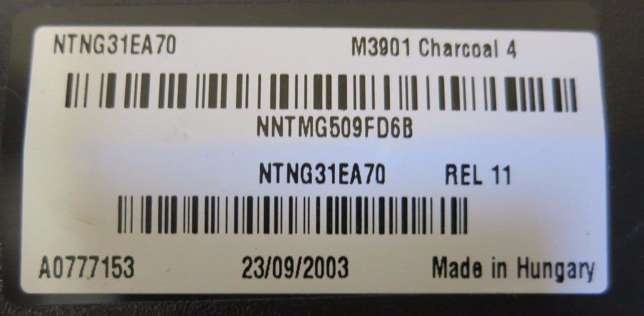 Nortel NTMN31 Meridian M3901 Charcoal Single-Line Feature Digital Phone ...