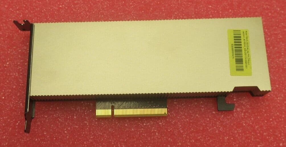 NVIDIA A2 16GB GDDR6 PCIe Gen4 x8 Tensor Core GPU LP HH 900-2G179-0020-001