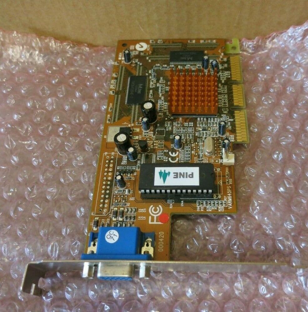 Nvidia PT-5988-3Q V1 0 W01/01 TNT2 VANTA 16M AGP Graphics/Video Card