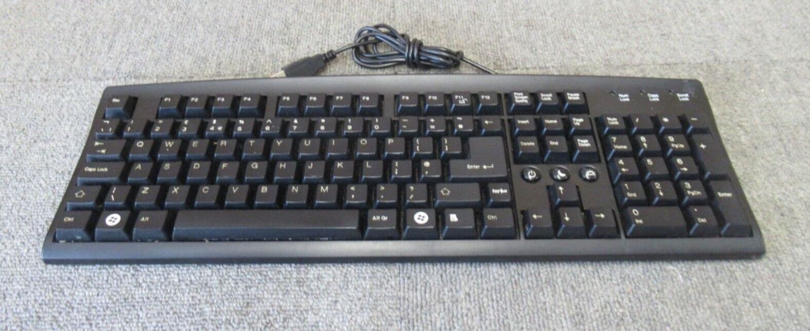 Octigen KB-9902U00030 USB Wired Black UK QWERTY Standard Keyboard