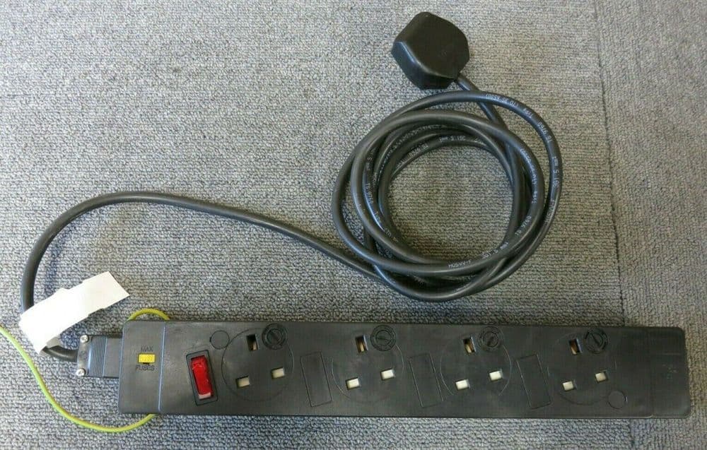 Office Electrics 4 Way UK Consort Under Desk Power Module PDU