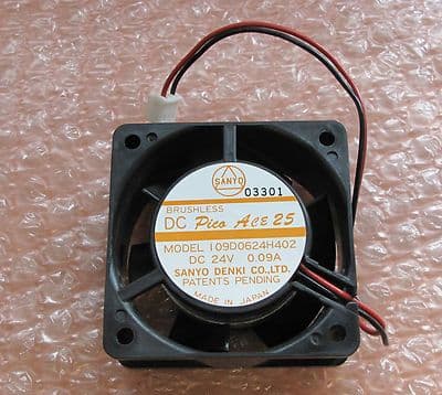 OKI 3410 24v DC 0 069 Amp Cooling Fan Assembly Printer Parts P/n ...