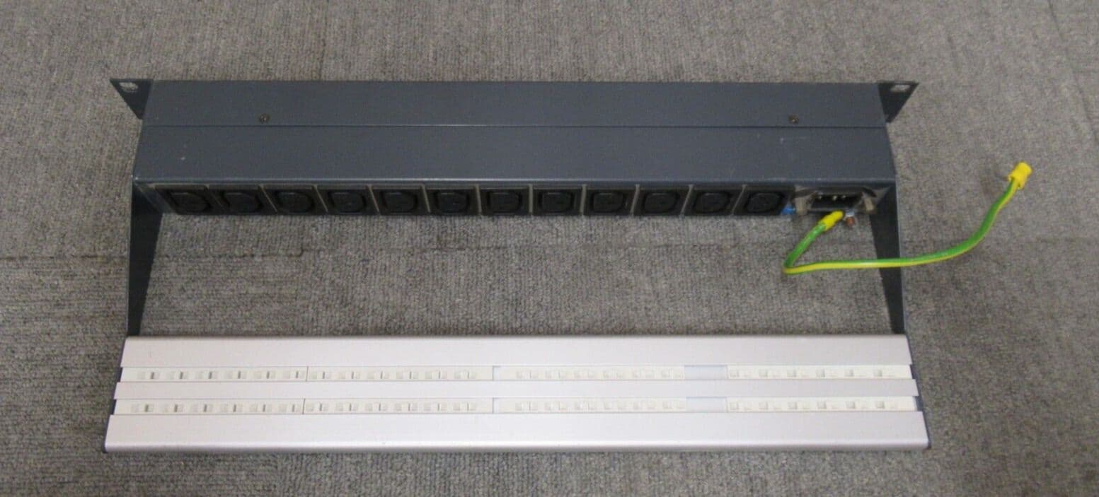 Olson 2673 12 Way C13 Outlet 1U 19" Horizontal Rackmount Power Distribution Unit